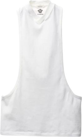 Versace Femme, Tops, Blanc, Taille: 36 FR Medusa Top