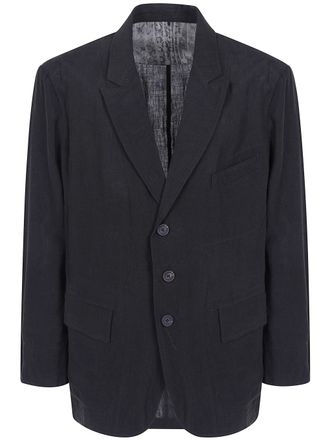 Ziggy Chen Jacket Three Button Puppytooth