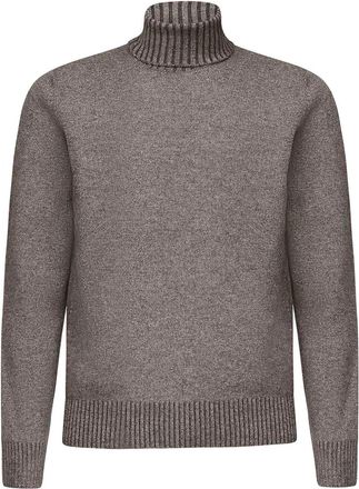 Giuliano Galiano Pull Col Roulé - Beige