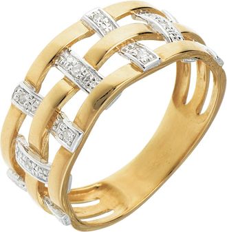 Edenly Ring Couture in Gelbgold - 11 Diamanten