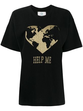 Alberta Ferretti t-shirt Help Me - Noir
