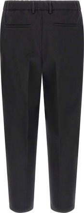 Jil Sander Technical Gabardine Trousers - Black