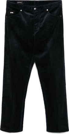 Emporio Armani Hose aus Cord - Blau