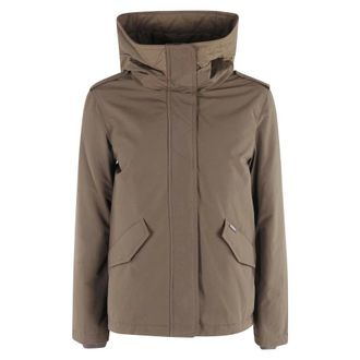 Woolrich Femme, Vestes, Vert, Taille: 38 FR Military Jacket