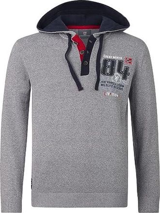 Jan Vanderstorm Homme Pull Stigo Gris Argenté, L - 52/54