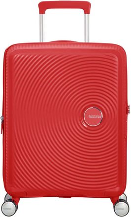 American Tourister Soundbox - Spinner S Erweiterbar Handgepäck, 55 cm, 35.5/41 L, Rot (Coral Red)