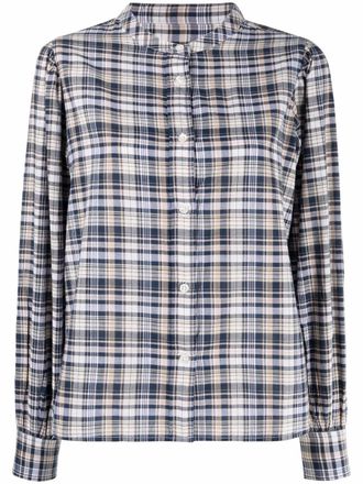 Woolrich chemise &agrave; carreaux - Bleu