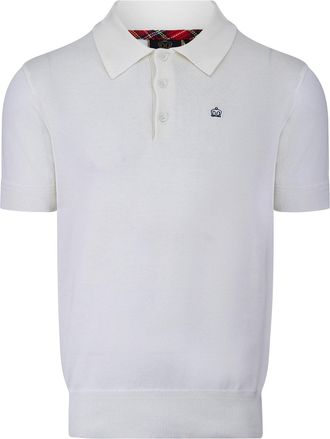 Merc Herren Archie Poloshirt Sweater, Off-White, M