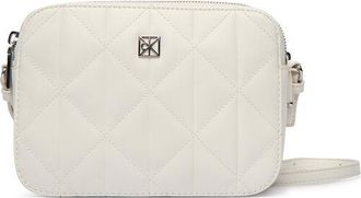 Calvin Klein Handtasche Quilted Camera Bag LV04F3328G Wei&szlig;