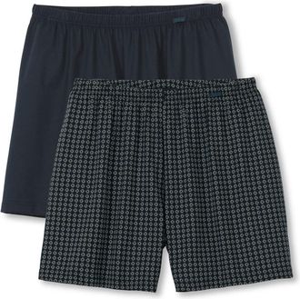 CALIDA Calida Herren Prints Benefit Boxershorts, Fog, 46-48