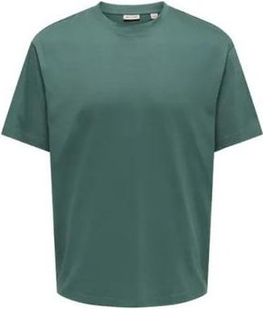 Only & Sons TEE SHIRT VERT ONSFRED LIFE - MALLARD GREEN - L