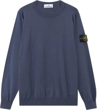 Stone Island Homme, Sweatshirts et sweats &agrave; capuche, Bleu, Taille: XL Pull ras du cou