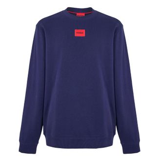 HUGO BOSS Hugo - Diragol Sweatshirt f&uuml;r Herren, Rundhalsausschnitt (Marine)