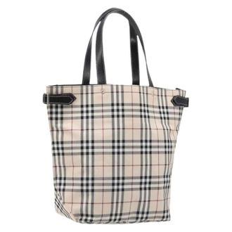 Burberry Sac cabas vintage Pre-owned - Femme - Pre-owned - Beige - Taille: ONE Size