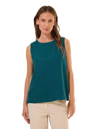 Cecil Damen B345366 Bluse, Green Lagoon, M