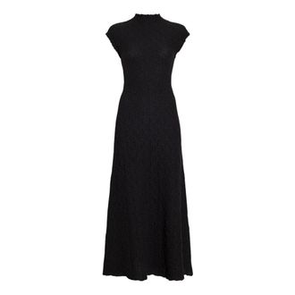 Proenza Schouler Robe Cleo en jersey jacquard - Femme - Robes - Noir - Taille: 40 FR