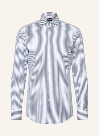 HUGO BOSS Hemd Hank Slim Fit blau