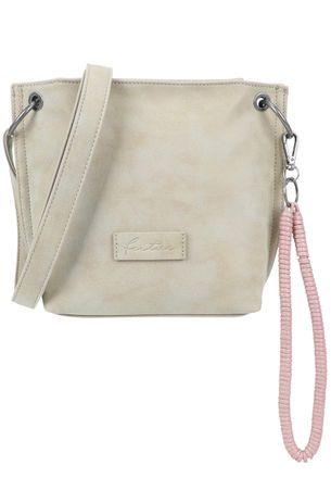 Fritzi Aus Preu&szlig;en Fritzi03N Vintage Sand Crossbody Kunstleder Damen Umh&auml;ngetasche Handtasche Festival City vegan abnehmbarer Anh&auml;nger Vintage-Waschung 22,5 x 20,5 x 8,5