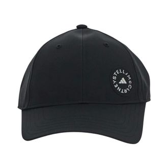 adidas by Stella McCartney Femme, Accessoires, Noir, Taille: ONE Size Casquette Logo Polyester