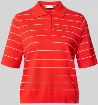 Tommy Hilfiger Regular Fit Pullover aus reiner Baumwolle mit Polokragen