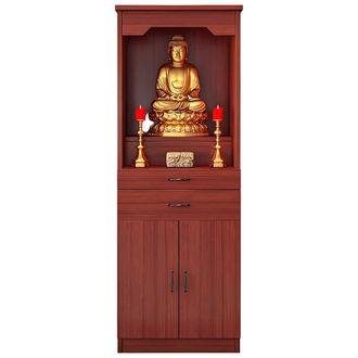 Generic Buddha-Altar, Gebetsaltar, pers&ouml;nlicher Buddha-Nischenaltar, chinesischer Meditationstisch mit Schublade, einfache Opfertische f&uuml;r Gebete