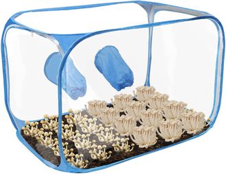 Generic Air Box Still - Kultivation Box, Kultivation Container | Bel&uuml;ftete transparente Entsorgung von Luft Gew&auml;chsh&auml;user, zum f&uuml;r den Anbau Terrasse Gartenar