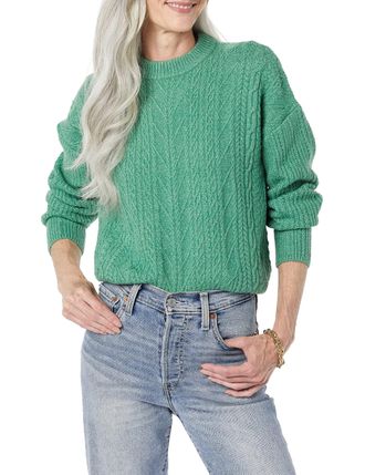 Amazon Essentials Damen Moderner Soft-Touch-Pullover Mit Rundhalsausschnitt (Erhältlich In Übergröße), Salbeigrün, XXL