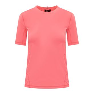 Moncler Kurz&auml;rmeliges T-Shirt - - Tops - Damen - Rosa - L