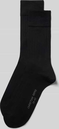 Christian Berg Socken aus Baumwoll-Mix im 2er-Pack
