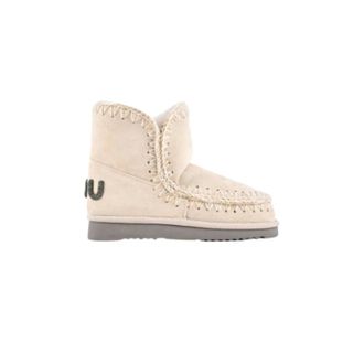 Mou Femme, Chaussures, Beige, Taille: 38 EU Bottes Eskimo Logo Paillet&eacute;