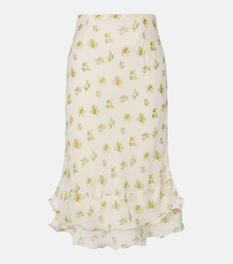 Dorothee Schumacher Jupe midi Airy Daydream &agrave; fleurs