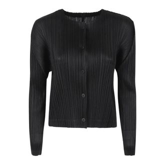 Issey Miyake Damen, Strickwaren, Schwarzk, 2XLGröße