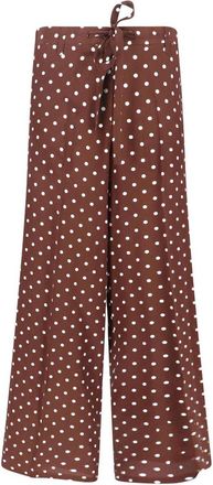 P.A.R.O.S.H. P. A.R. O.S. H. Pantalons D&eacute;contract&eacute;s - Marron