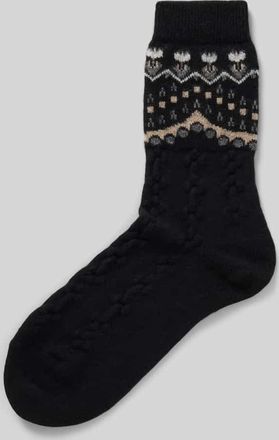 Falke Socken mit Kaschmir-Anteil und Strukturmuster Modell Specia