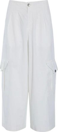 Bitte Kai Rand Femme, Pantalons, Blanc, Taille: 44 FR Cropped Pantalons