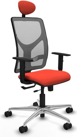 Piqueras y Crespo St&uuml;hle f&uuml;r Call Center Motilla mit 1D-Armen, h&ouml;henverstellbare Lendenwirbelst&uuml;tze und festes Kopfteil, ausgestattet mit Syncro/Traslack und Schneidesc