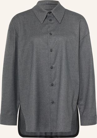 Rossi Rossi Oversized-Hemdbluse Siyan grau