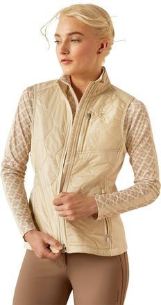 Ariat Womens Fusion Insulated Gilet in Almond Milk, Size 2X-Large, by Ariat