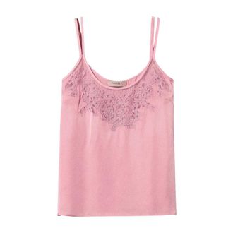 Twinset Stylisches Top - - Tops - Damen - Rosa - L