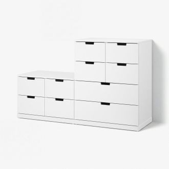 IKEA NORDLI Kommode mit 10 Schubladen