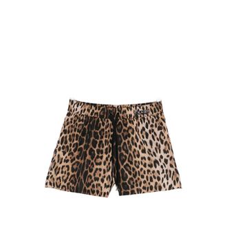 Moschino Leopard-print Swim Shorts