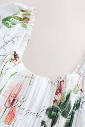 Next Midikleid Midikleid mit Puff&auml;rmeln (1-tlg)