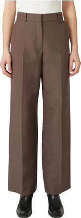 Max Mara Femme, Pantalons, Brun, Taille: 44 FR Pantalon Ballo