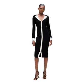 Karl Lagerfeld Midikleid - - Dresses - Damen - Schwarzk - S