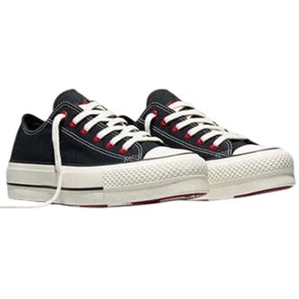 Converse Chuck Taylor Schuhe mit Plattform-Sohlen f&uuml;r Damen, Canvas (Schwarz)