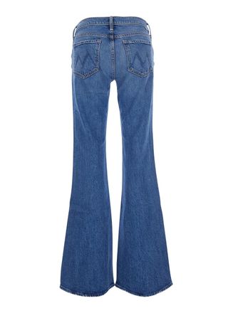 Mother Womens Jeans The Jinx Heel Blue Cotton