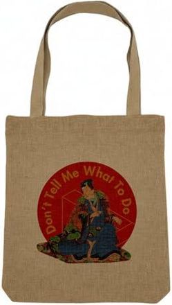 Fabulous Sac Shopping Tote Bag Aspect Lin - Dont Tell Me What To Do Collage Vintage Illustration Art Humour Parodie Japonais Millenial Meme - Sac de Courses To