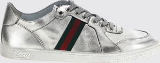 Gucci Baskets GUCCI Femme couleur Argent