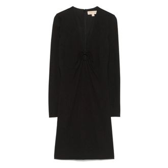 Michael Kors Schwarzes Abito Kleid - - Dresses - Damen - Schwarzk - L