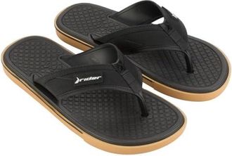 Rider Homme Spin Thong Ad Sandale Plate, Noir, 41 EU